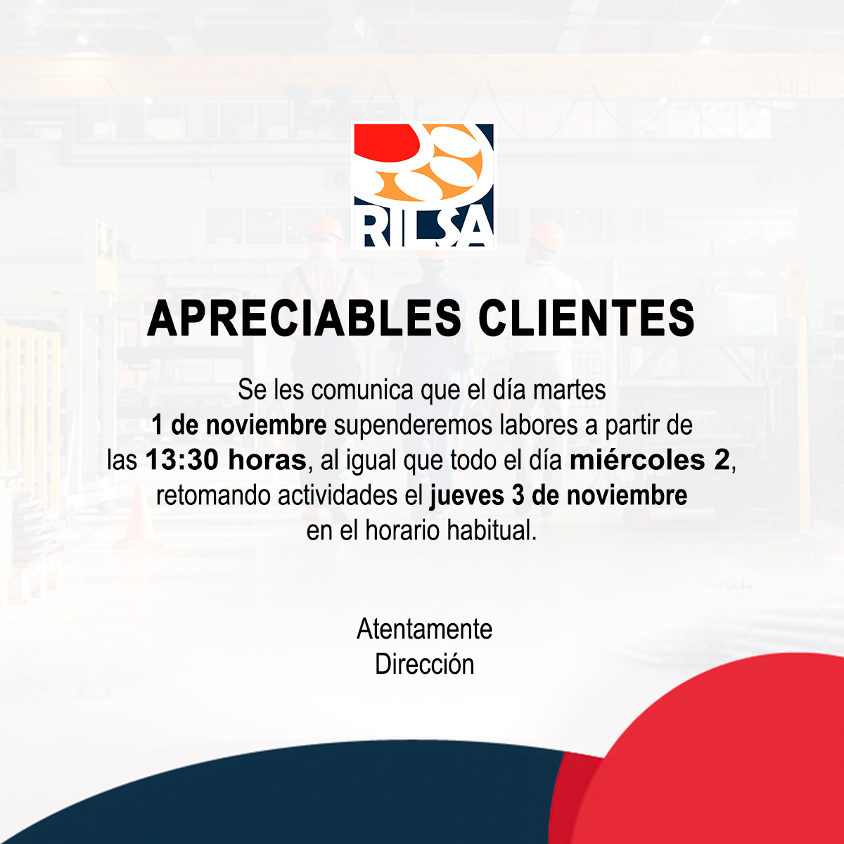 Gracias - Refacciones Industriales